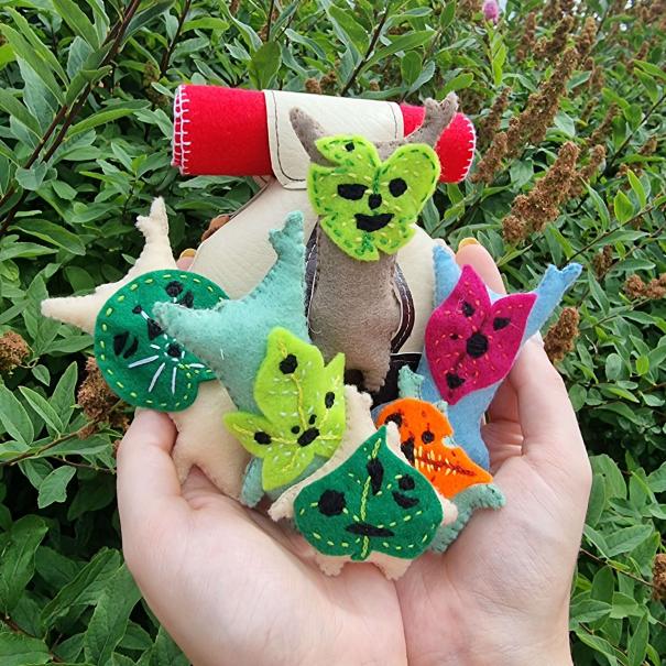 Digital Totk Sewing Pattern Backpack Korok Big Bag Hand Sew Zelda Plush ...