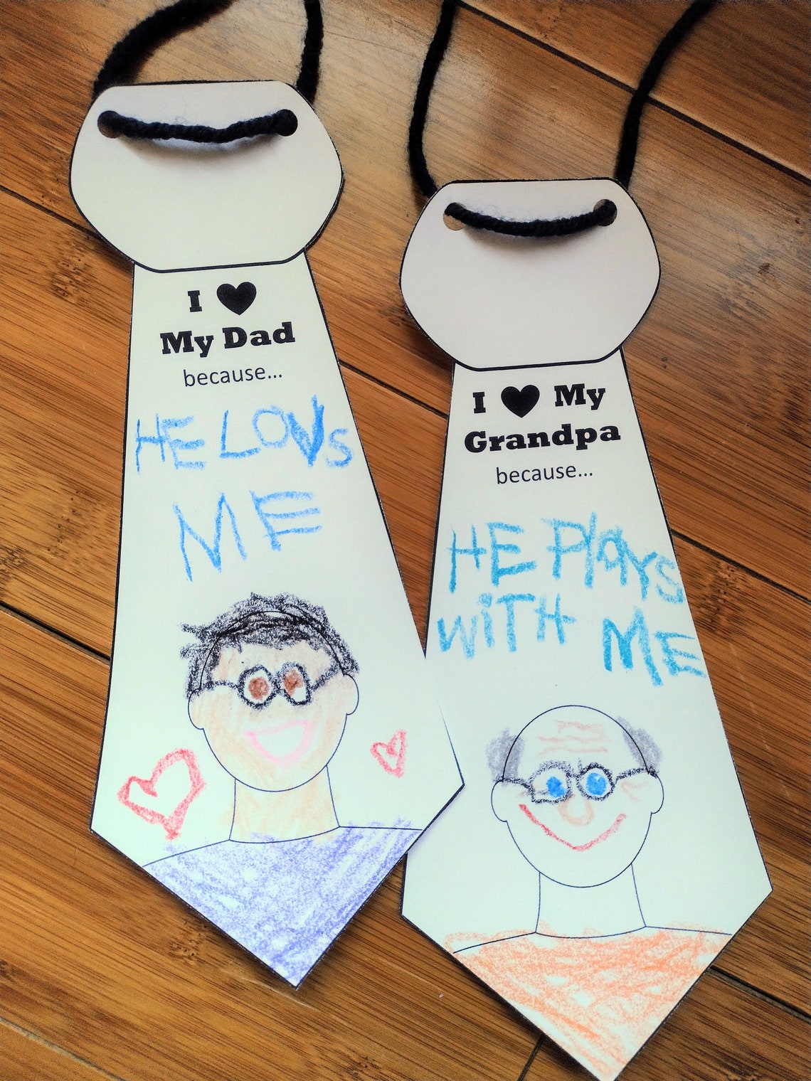 Father's Day Tie Activity Page Digital Download for Kids Ages 2-6 ...