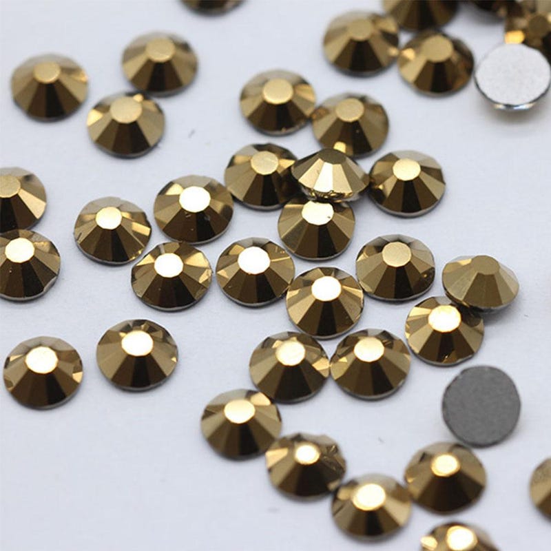 Gold Rhinestones - Etsy