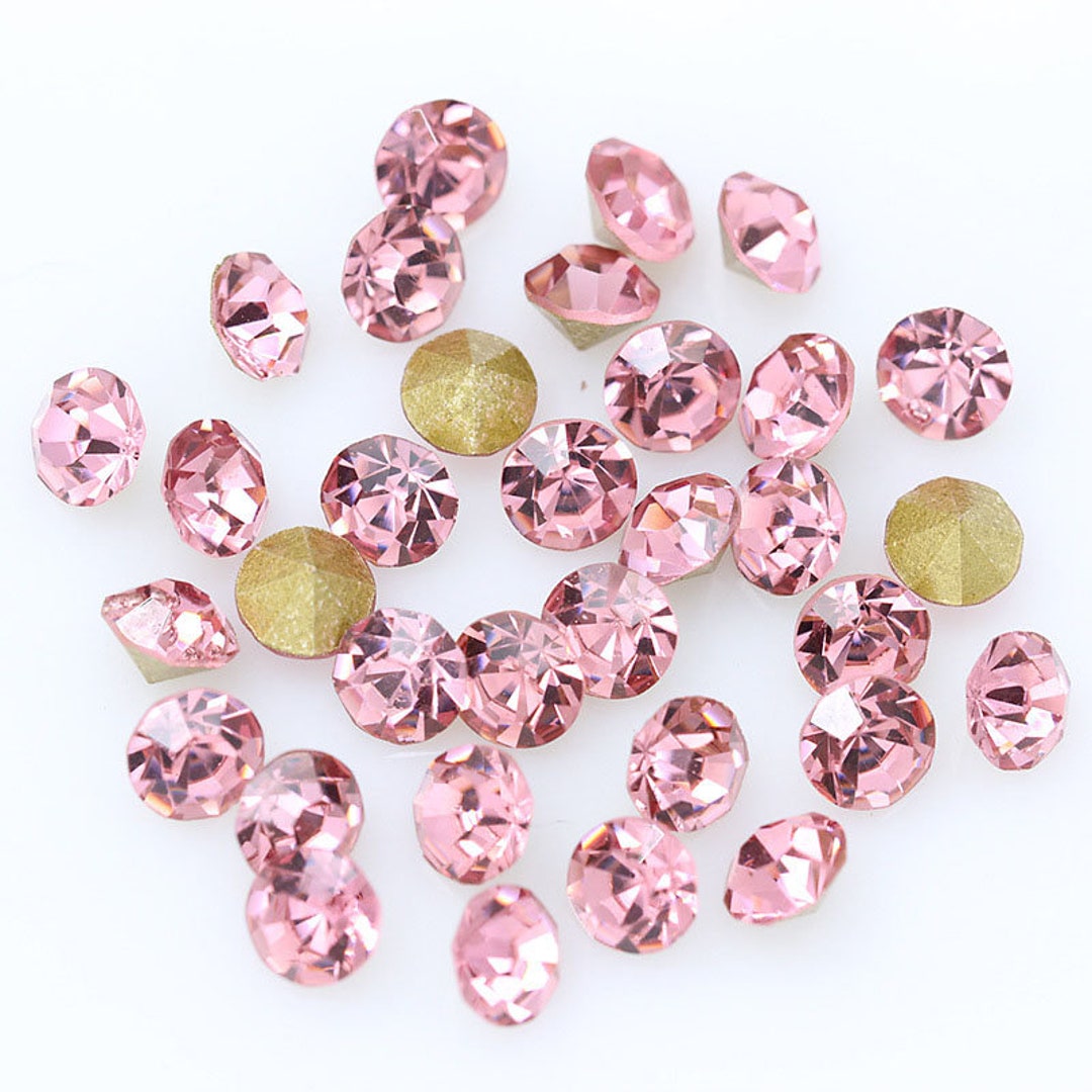 Chatons Pointed Back Rhinestones Loose Beads Jewelry Making Gems Bling ...