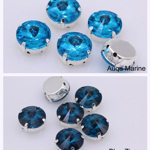 Rivoli Rhinestone Sew on Crystals Costume Decor Bling Embellishment ...