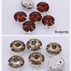 Rivoli Rhinestone Sew on Crystals Costume Decor Bling Embellishment ...