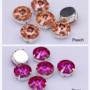 Rivoli Rhinestone Sew on Crystals Costume Decor Bling Embellishment ...