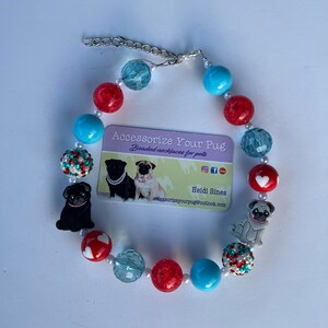 Retro Pug Specialty Pug Bead Necklace - Etsy