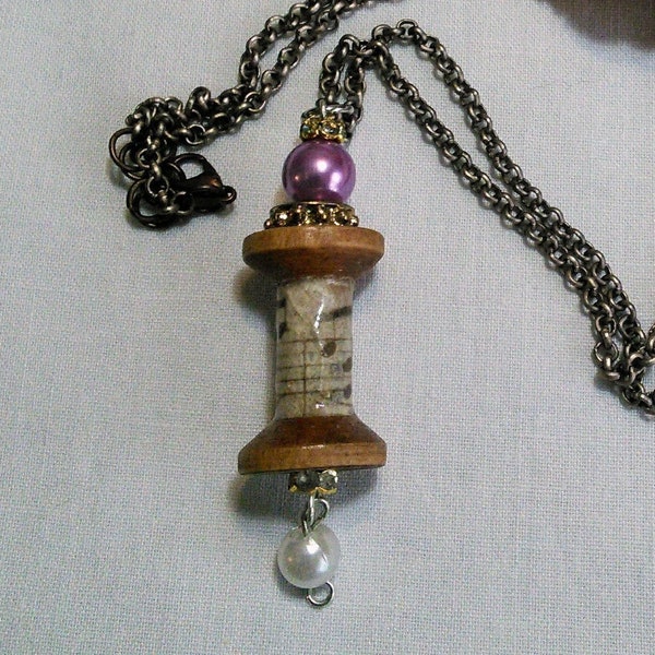 Spool Necklace - Etsy