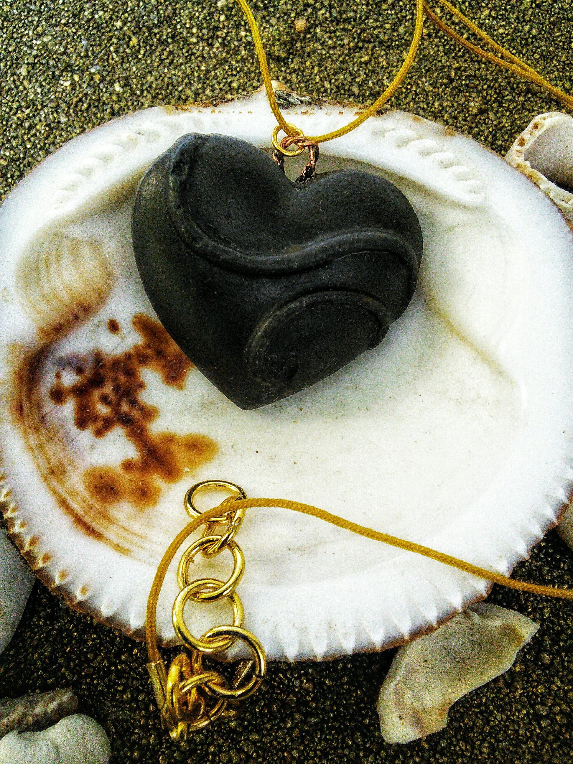 Dark Chocolate Heart Wearable Chocolate Necklace Portland Cement ...