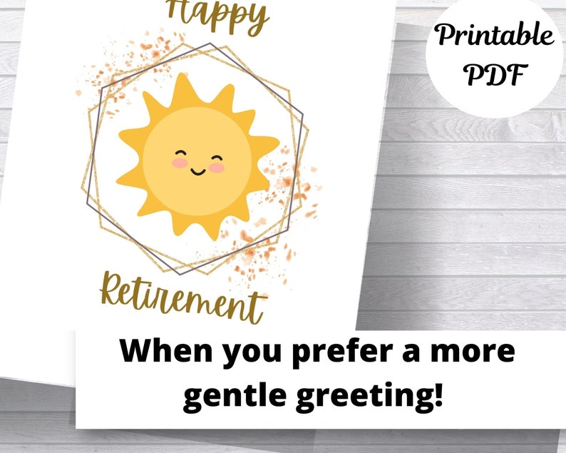 Happy Retirement Card Printable Download.print at Home or - Etsy