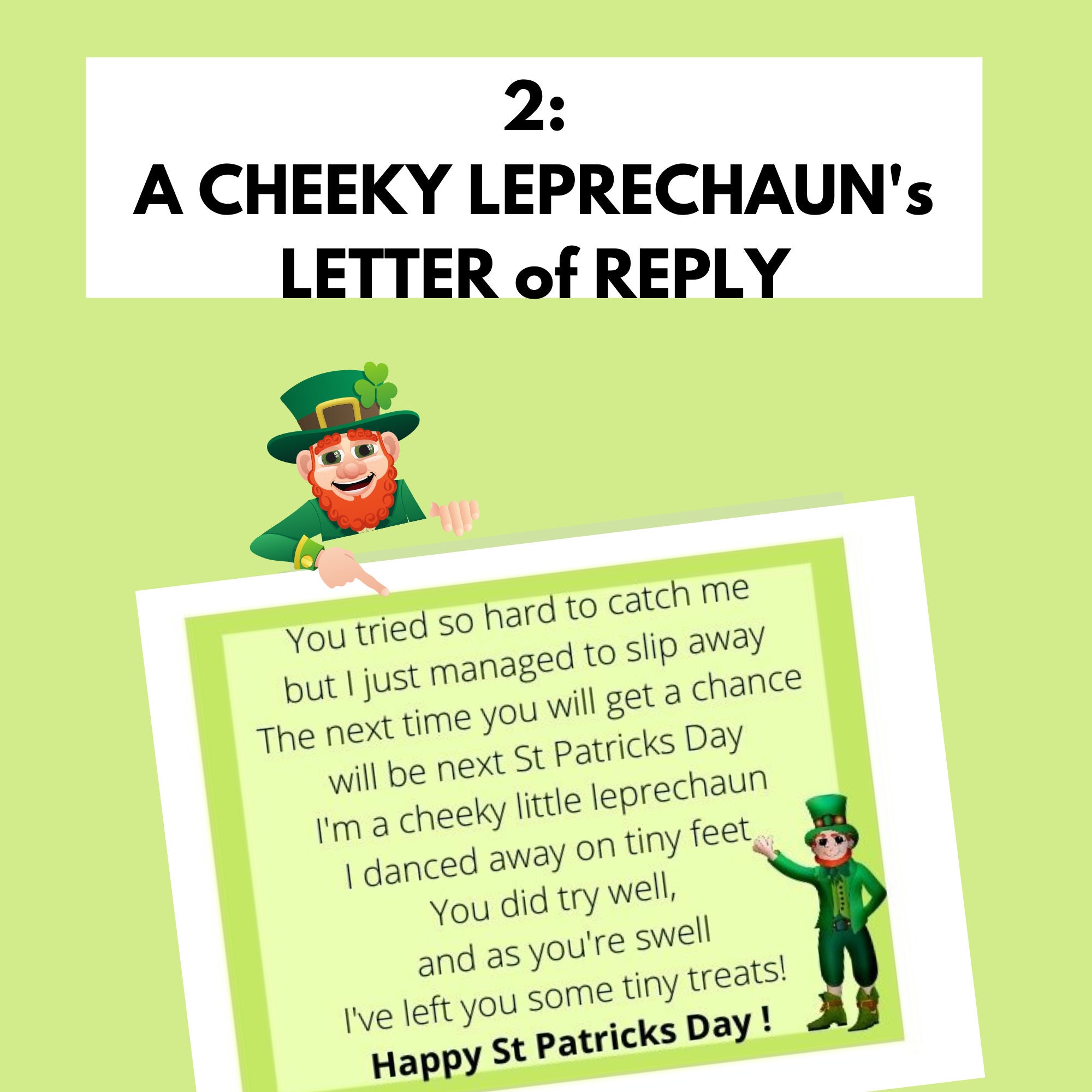 St Patrick's Day Kids Printable Trap a Leprechaun Kids Activity Child's ...
