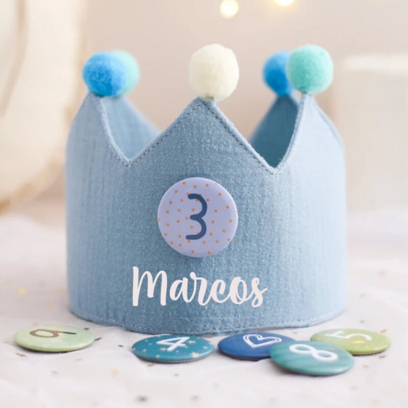 Corona de cumpleaños - Etsy España