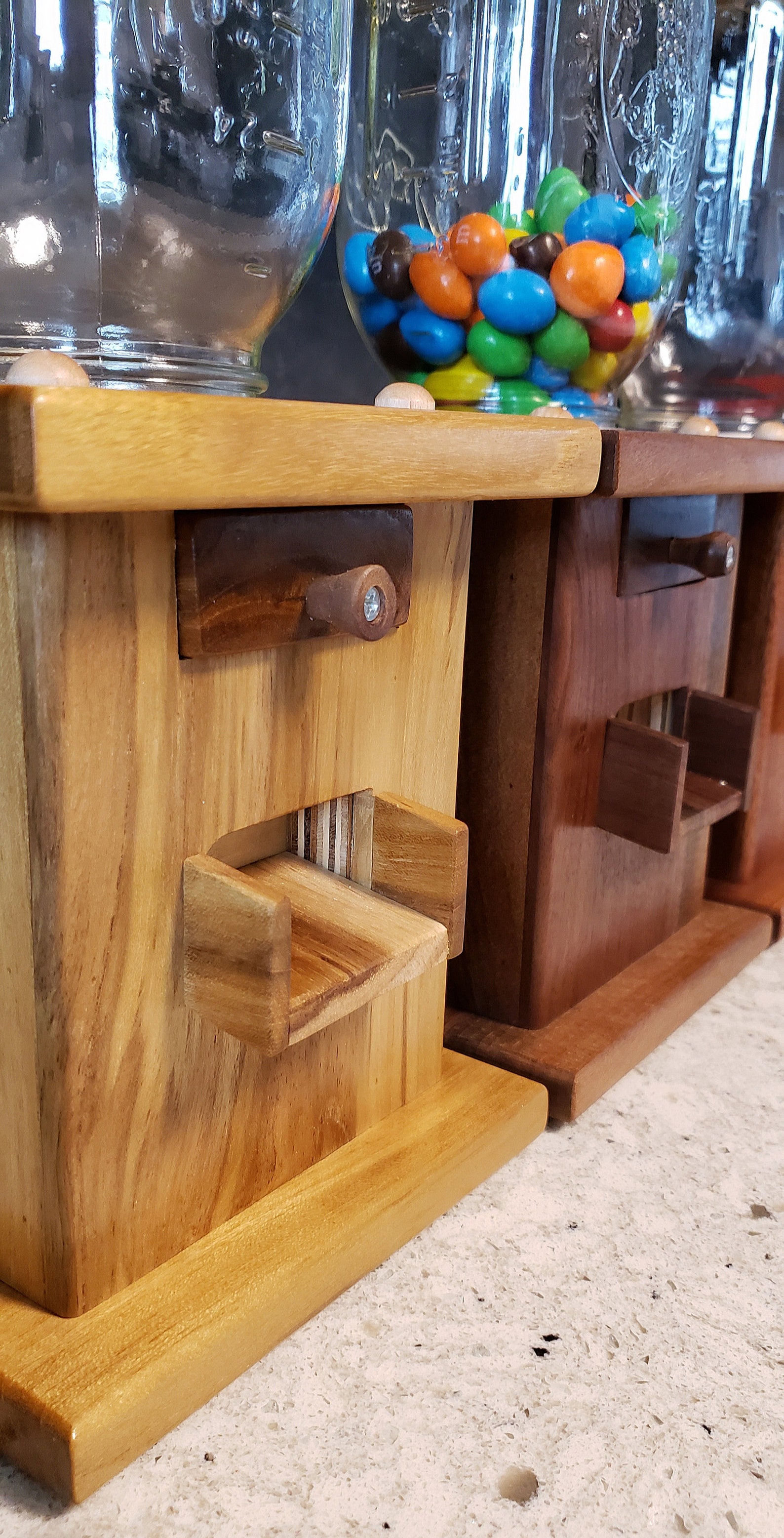 Candy Dispenser Wooden Candy Dispenser Christmas Gift - Etsy