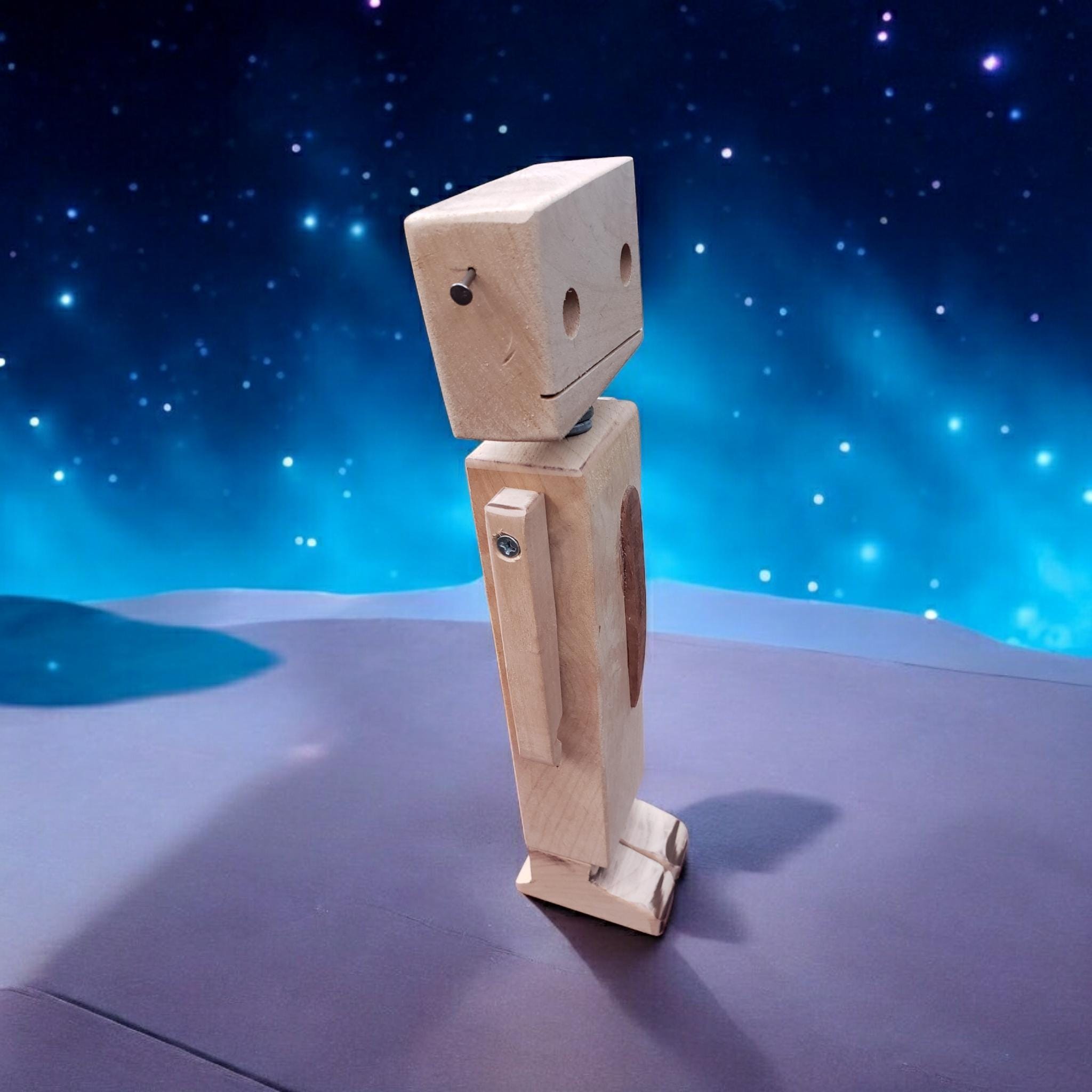 Robot / Handmade Wooden Robot - Etsy