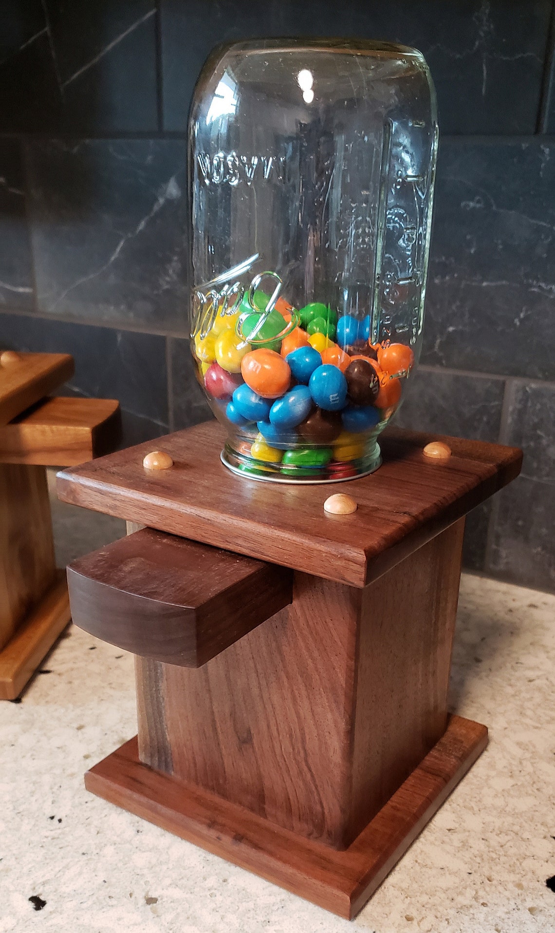 Candy Dispenser, Wooden Candy Dispenser, Christmas Gift, Dispenser ...