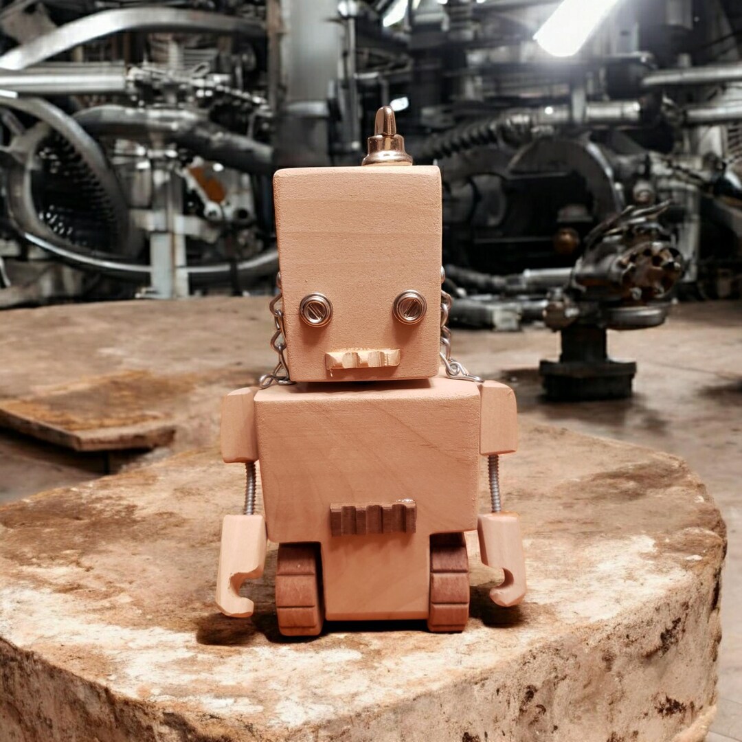 Robot / Handmade Wooden Robot - Etsy