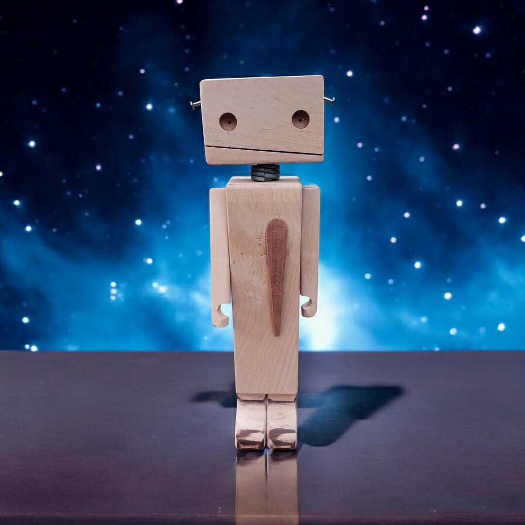Robot / Handmade Wooden Robot - Etsy