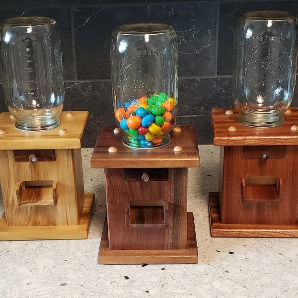 Wood Candy Dispenser - Etsy