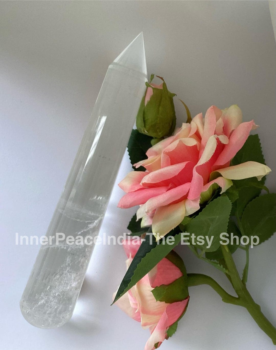 7) Beautiful Clear Quartz, GMCKS Pranic Healing Crystal Laser, Weight ...