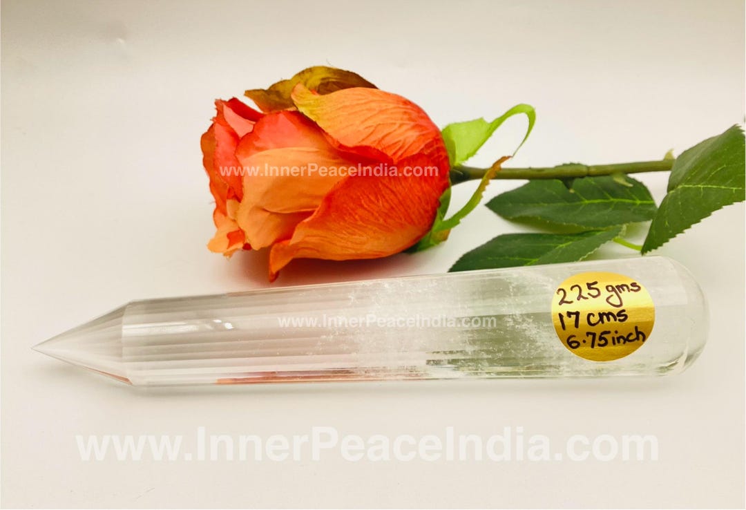 7) Beautiful Clear Quartz, GMCKS Pranic Healing Crystal Laser, Weight ...
