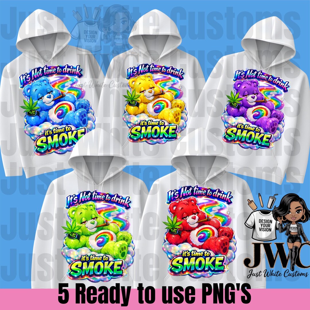 5 Colorful High Maintenance Bears Pngs - Etsy