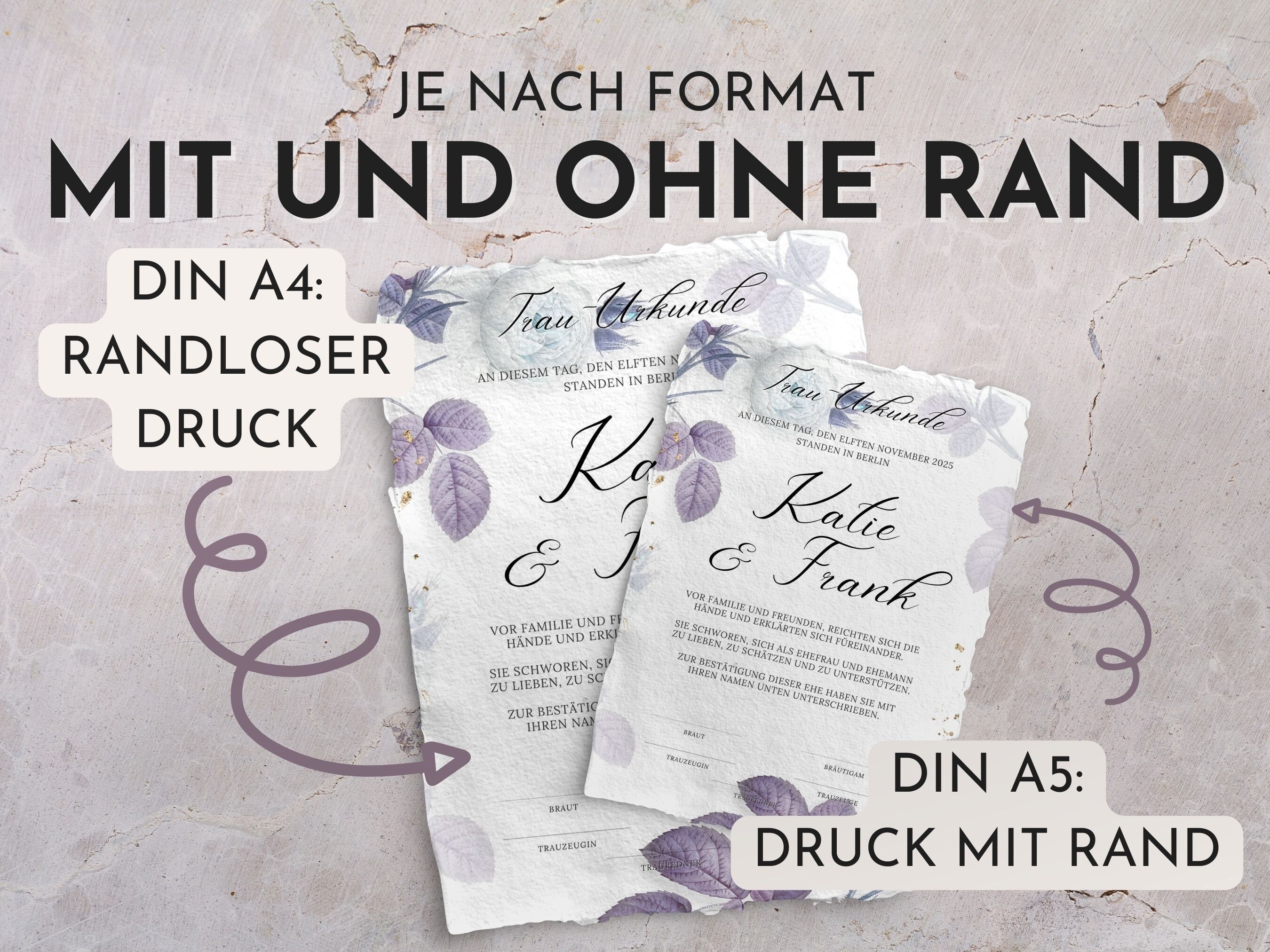 Personalized Marriage Certificate Individual Marriage - Etsy