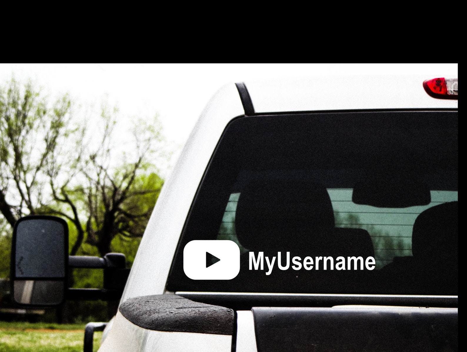 Youtube Social Media Decal Social Media Decal Youtube Decal - Etsy