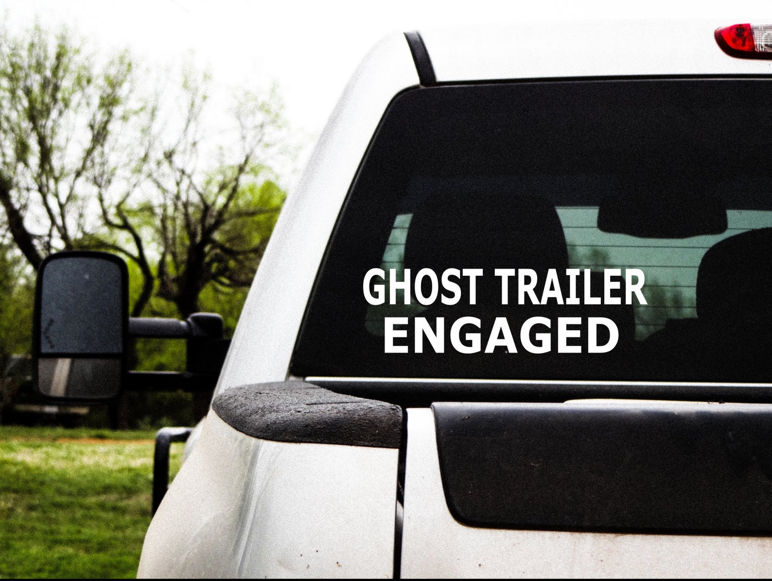 Ghost Trailer Engaged Decal Truck Decal Trailer Decal Ghost | Etsy