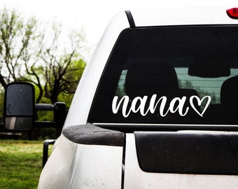 Sports Nana Decal, Nana Decals for Cars, Nana Car Sticker, Nana Car ...