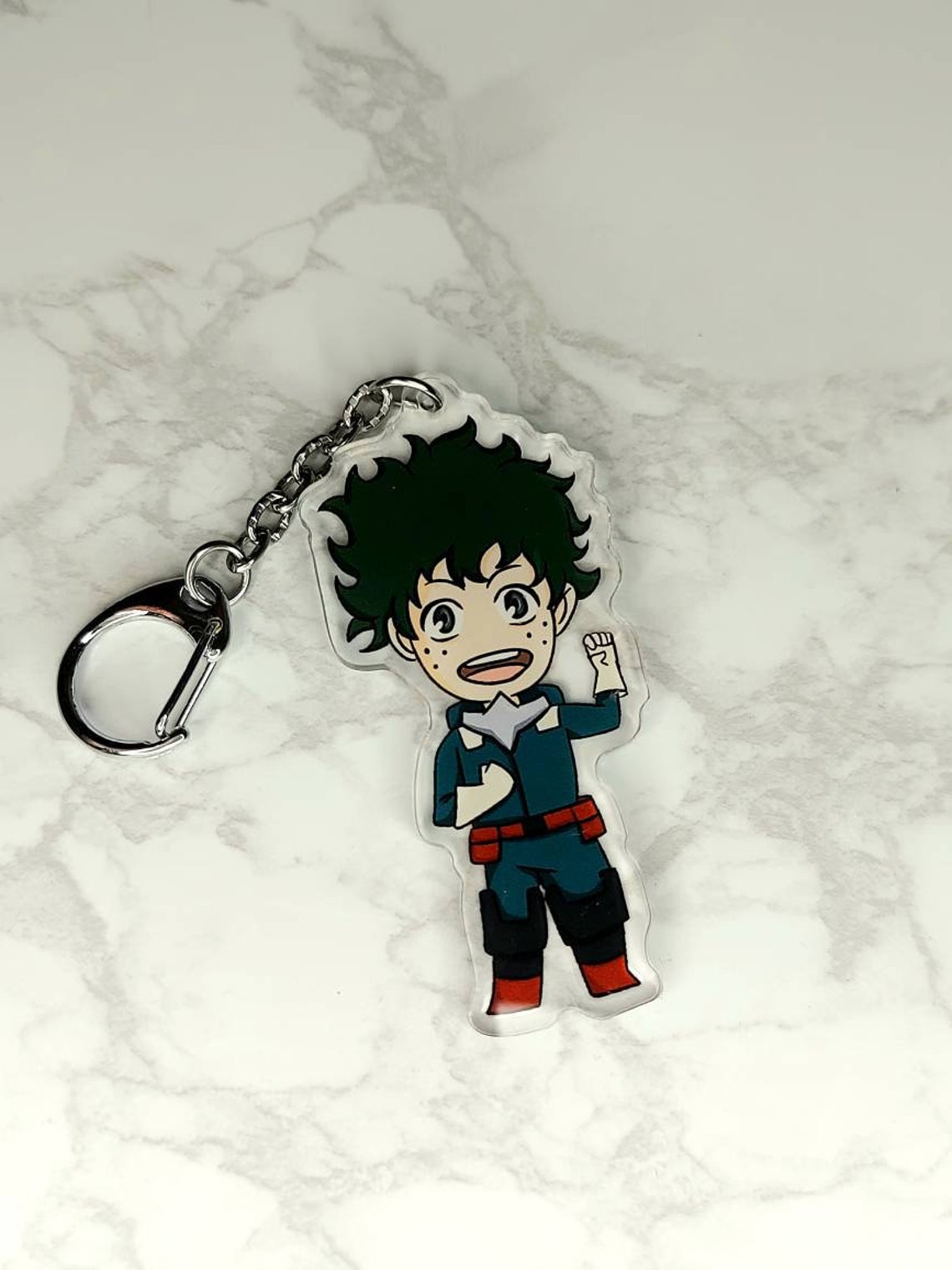 MHA Chibi Acrylic Keychain Keycharmbnha My Hero Academia | Etsy
