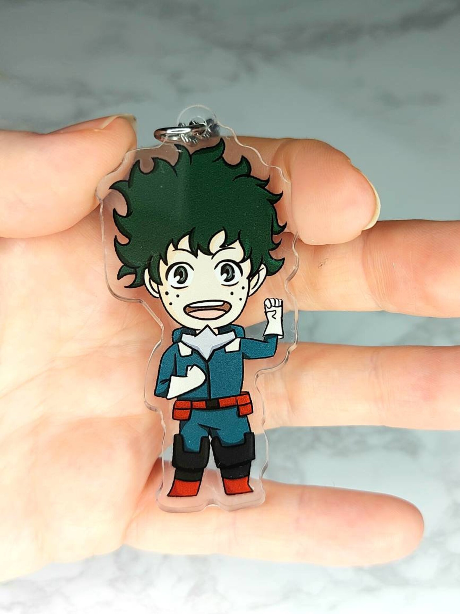 MHA Chibi Acrylic Keychain Keycharmbnha My Hero Academia | Etsy