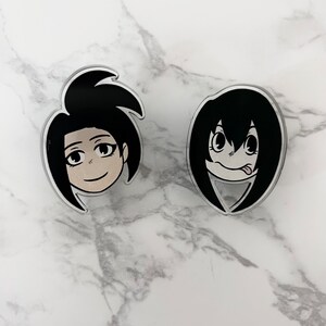 MHA Chibi Heroes Acrylic Pins, BNHA, My Hero Academia, Plus Ultra ...