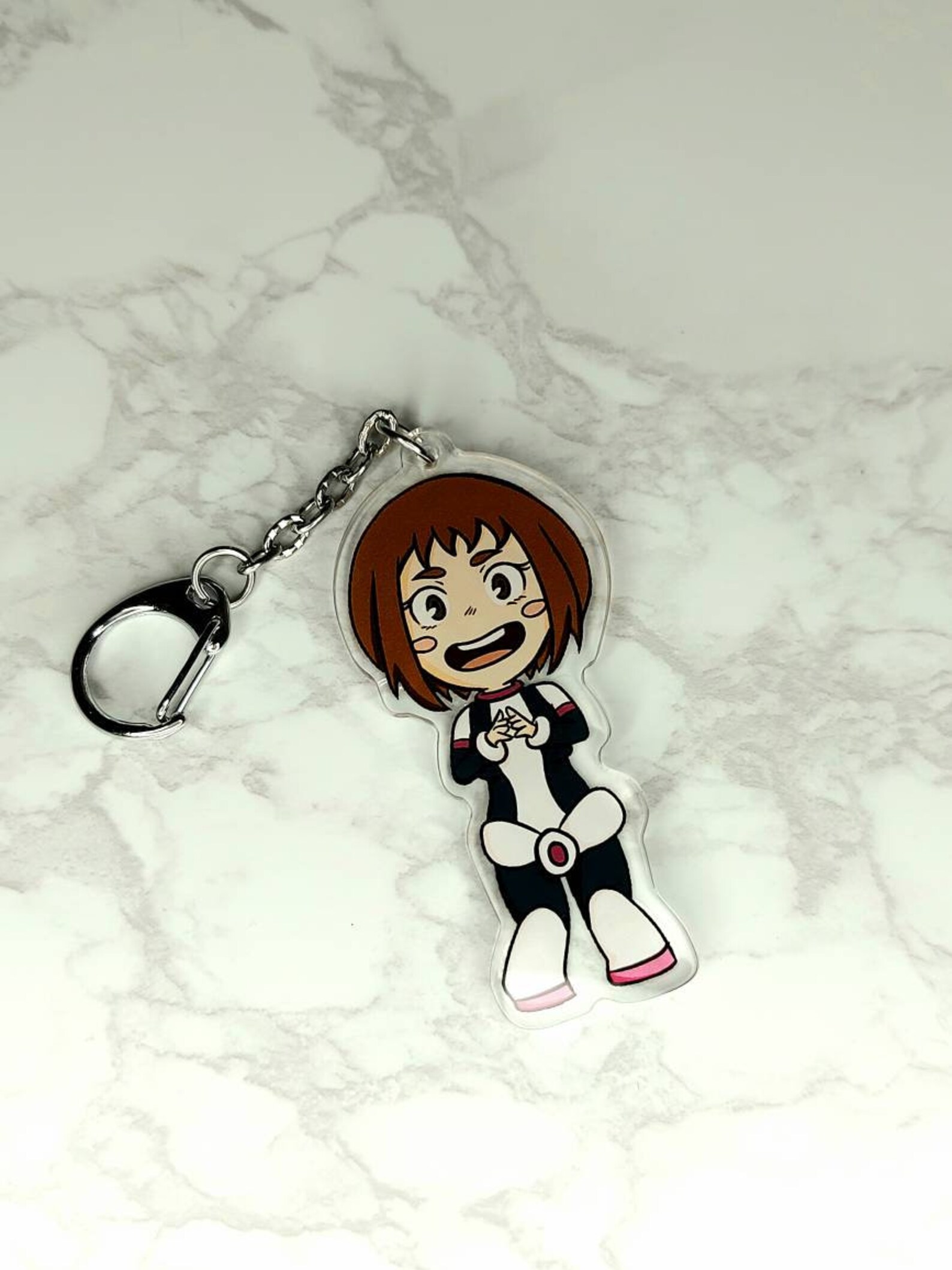 MHA Chibi Acrylic Keychain Keycharmbnha My Hero Academia | Etsy
