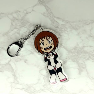 MHA Chibi Acrylic Keychain Keycharmbnha My Hero Academia | Etsy
