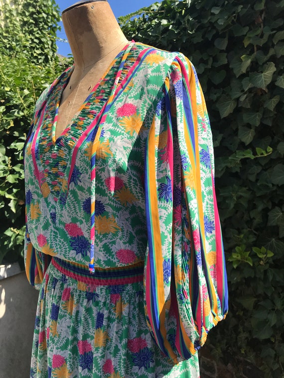 LOVELY dress by 80s ICONIC print designer Diane Freis - Gem