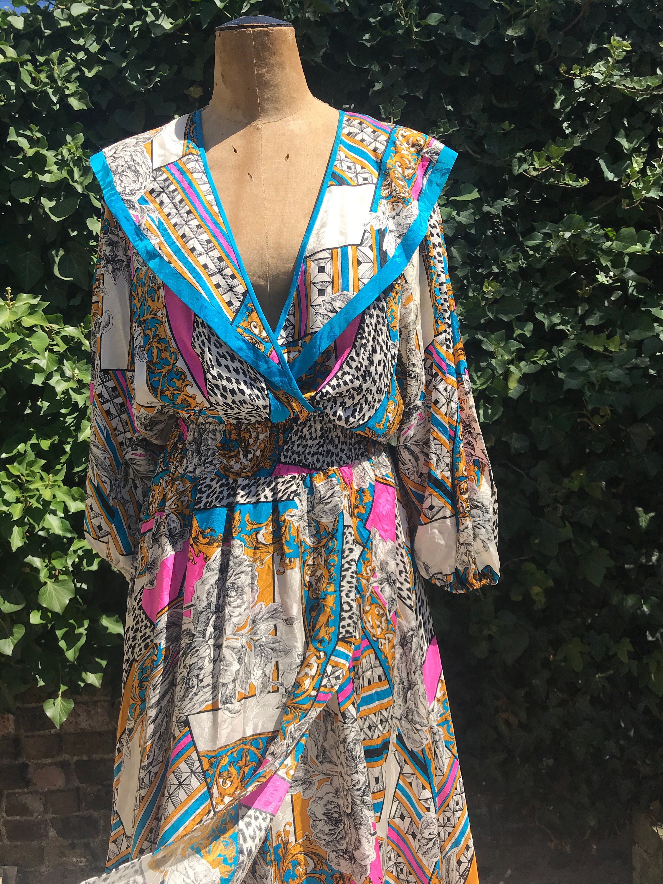 A LOVELY Dress by Iconic 80s Print Designer Diane Freis - Etsy