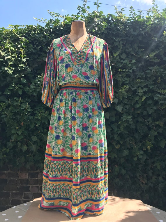 LOVELY dress by 80s ICONIC print designer Diane Freis - Gem