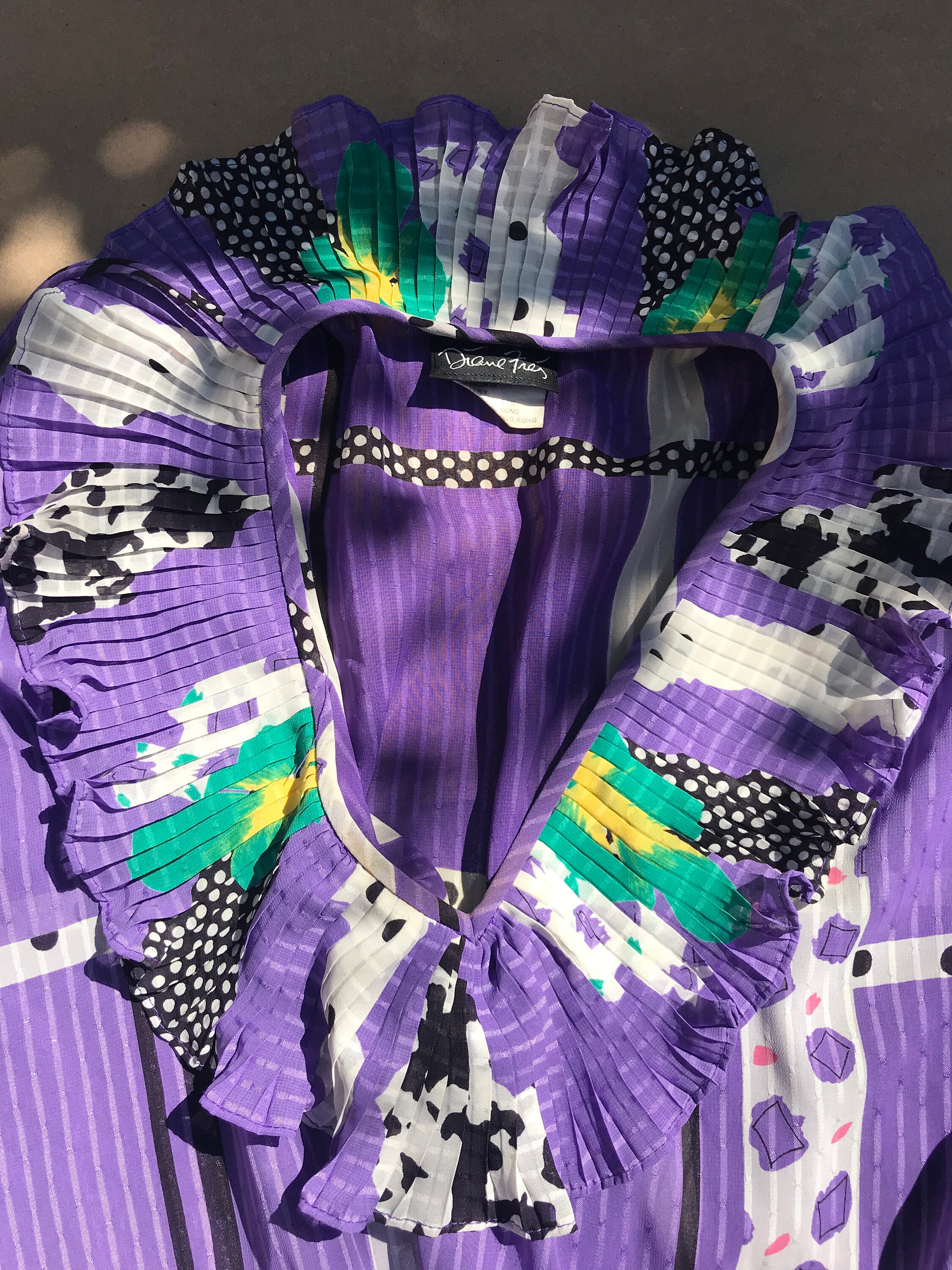 GORGEOUS Dress by ICONIC 80s Designer Diane Freis - Etsy
