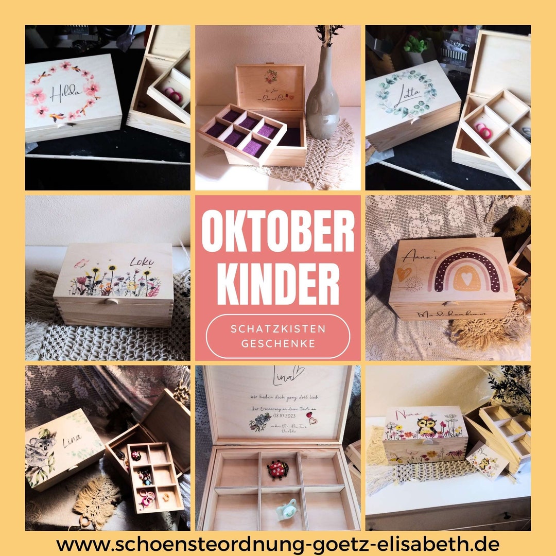 Most Beautiful Order Box Gift Art Craft October Child Large - Etsy