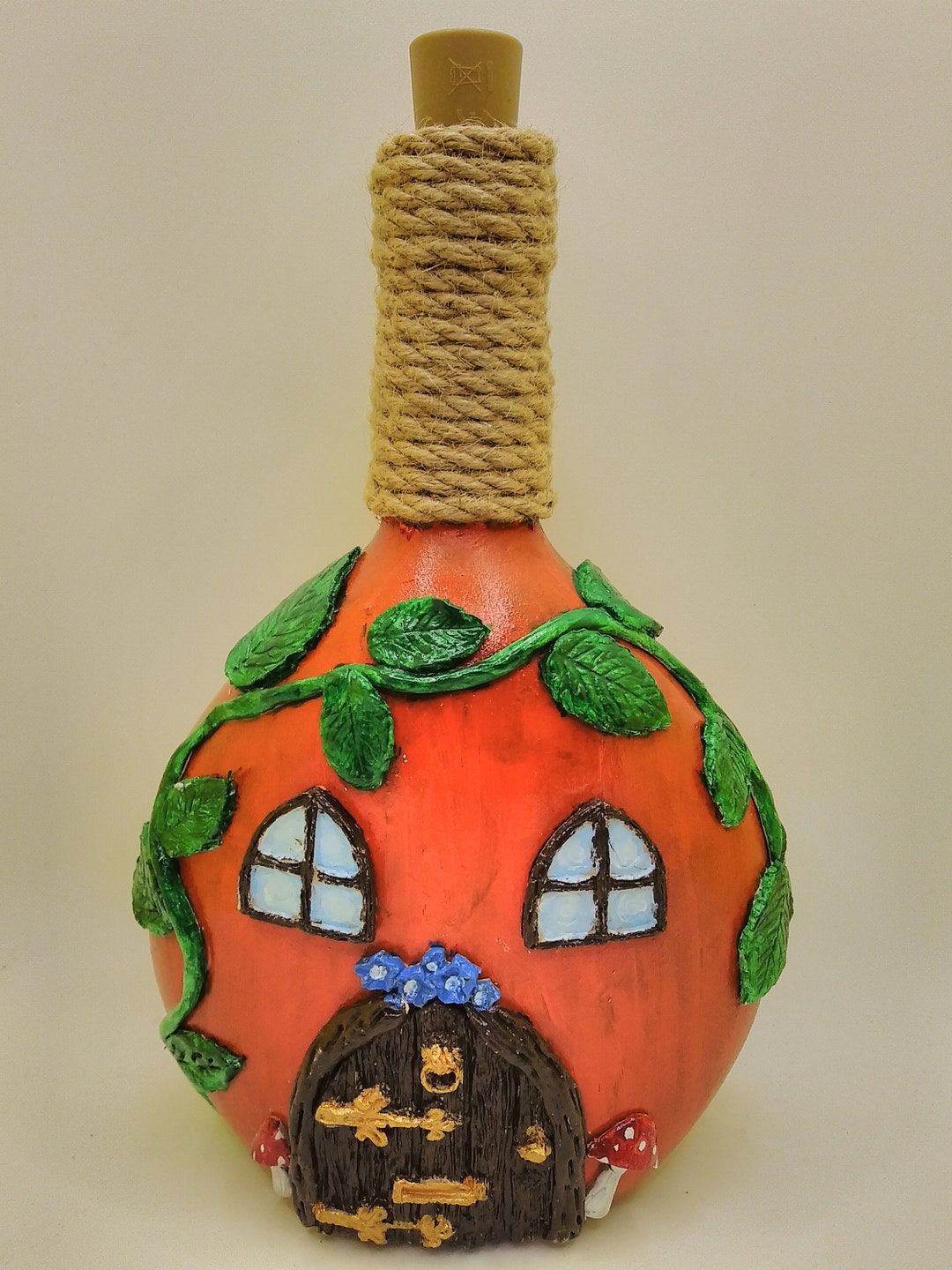 Light up Fairy House Bottles - Etsy