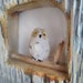 Misty Owl,driftwood Wall Mounted Clock.choice of 3 Different Clock Face ...