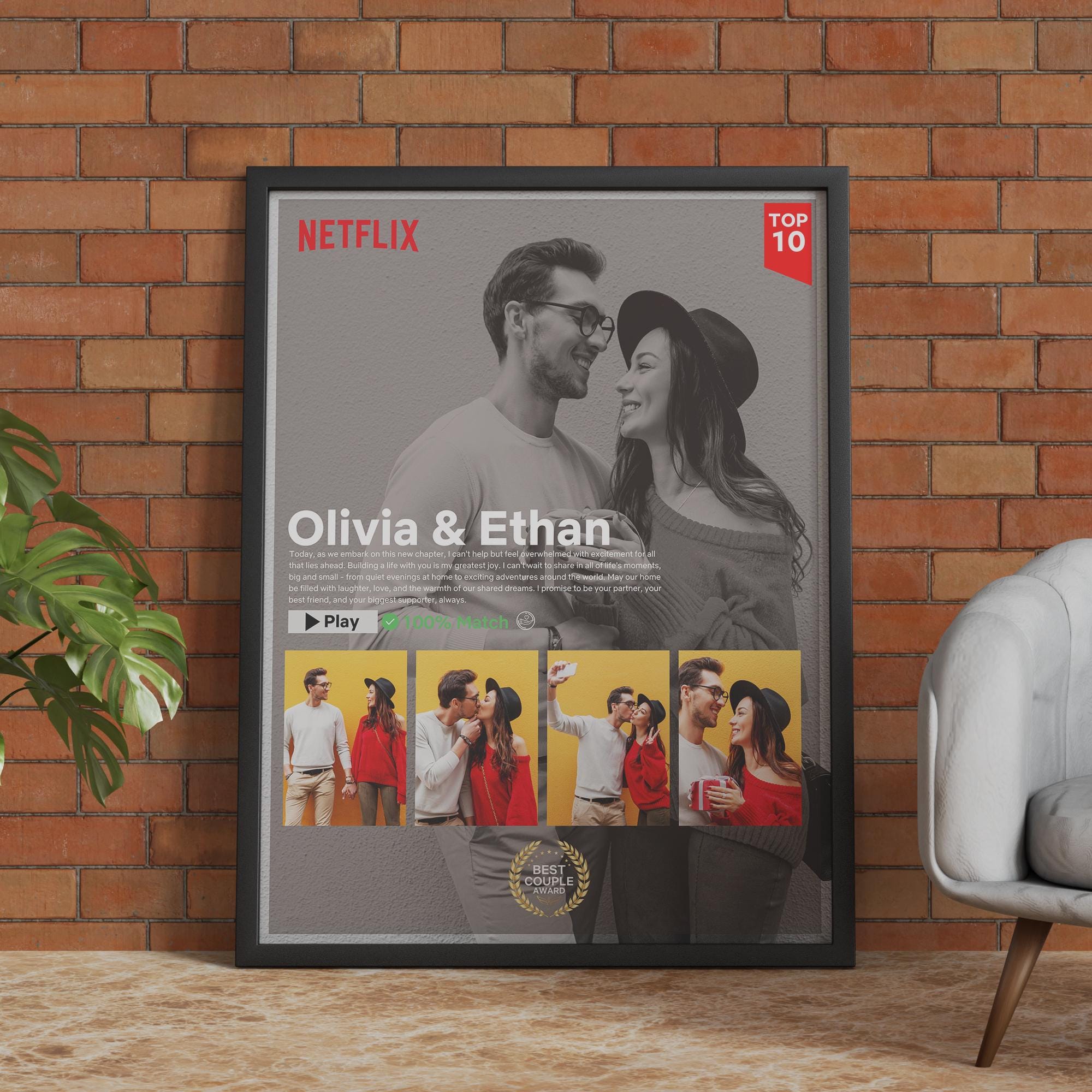 Canva Template, Custom Movie Poster Template for Canva, Personalized ...