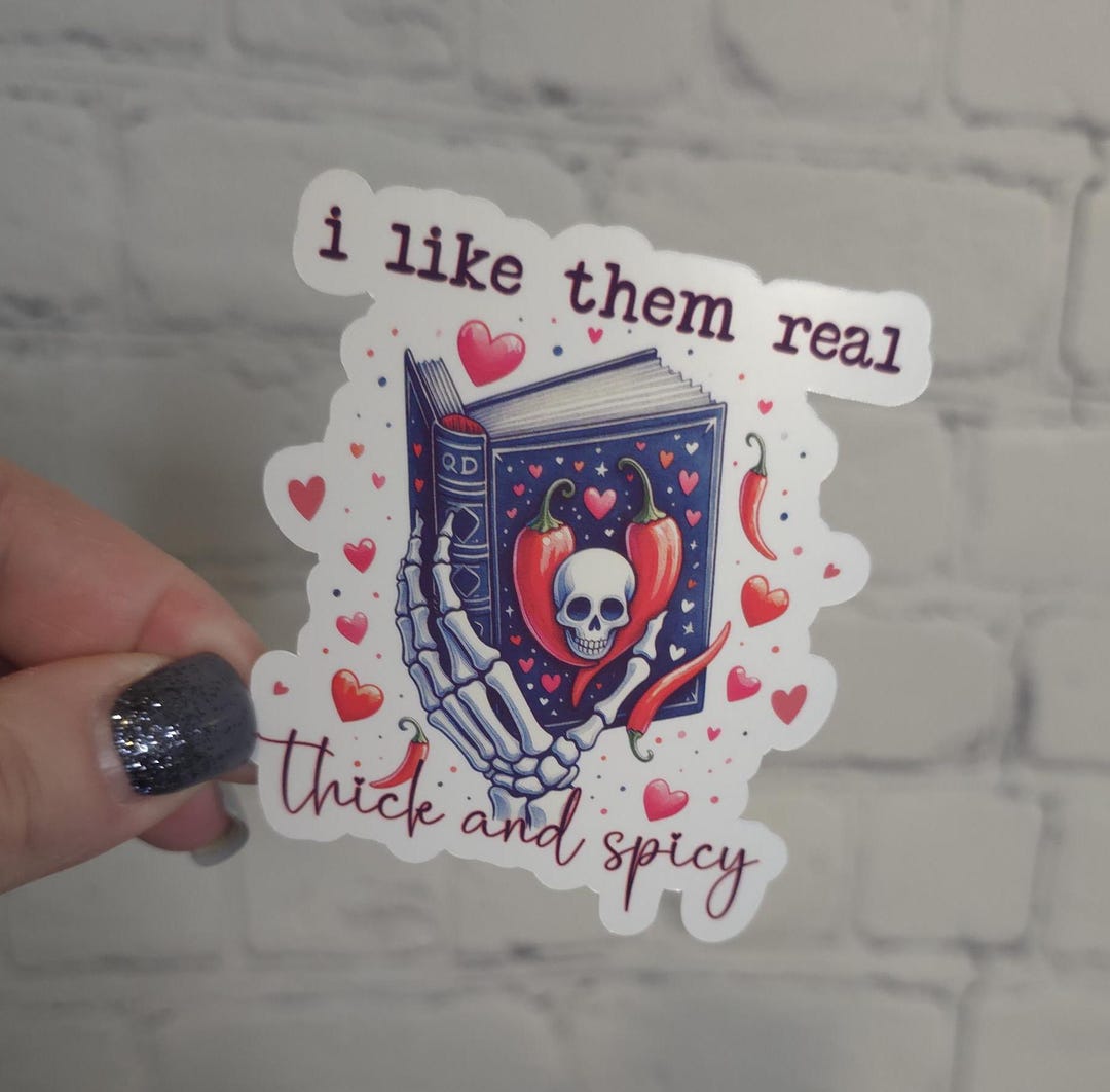 Thick and Spicy Sticker | Bookish Sticker | Book | Reader | Bookish ...