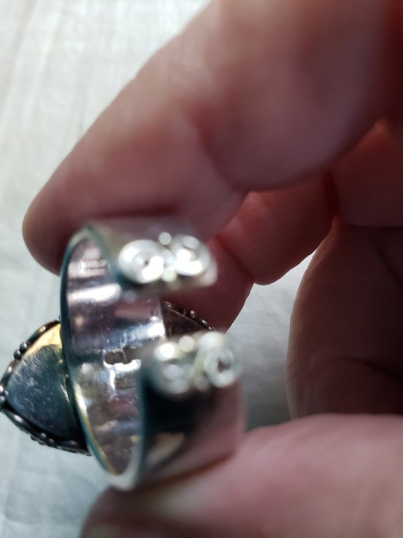 On sale Sajen multigem Adjustable Poison Ring SS vint… - Gem