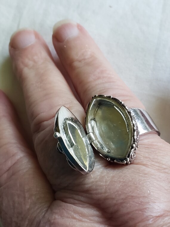 On sale Sajen multigem Adjustable Poison Ring SS vint… - Gem