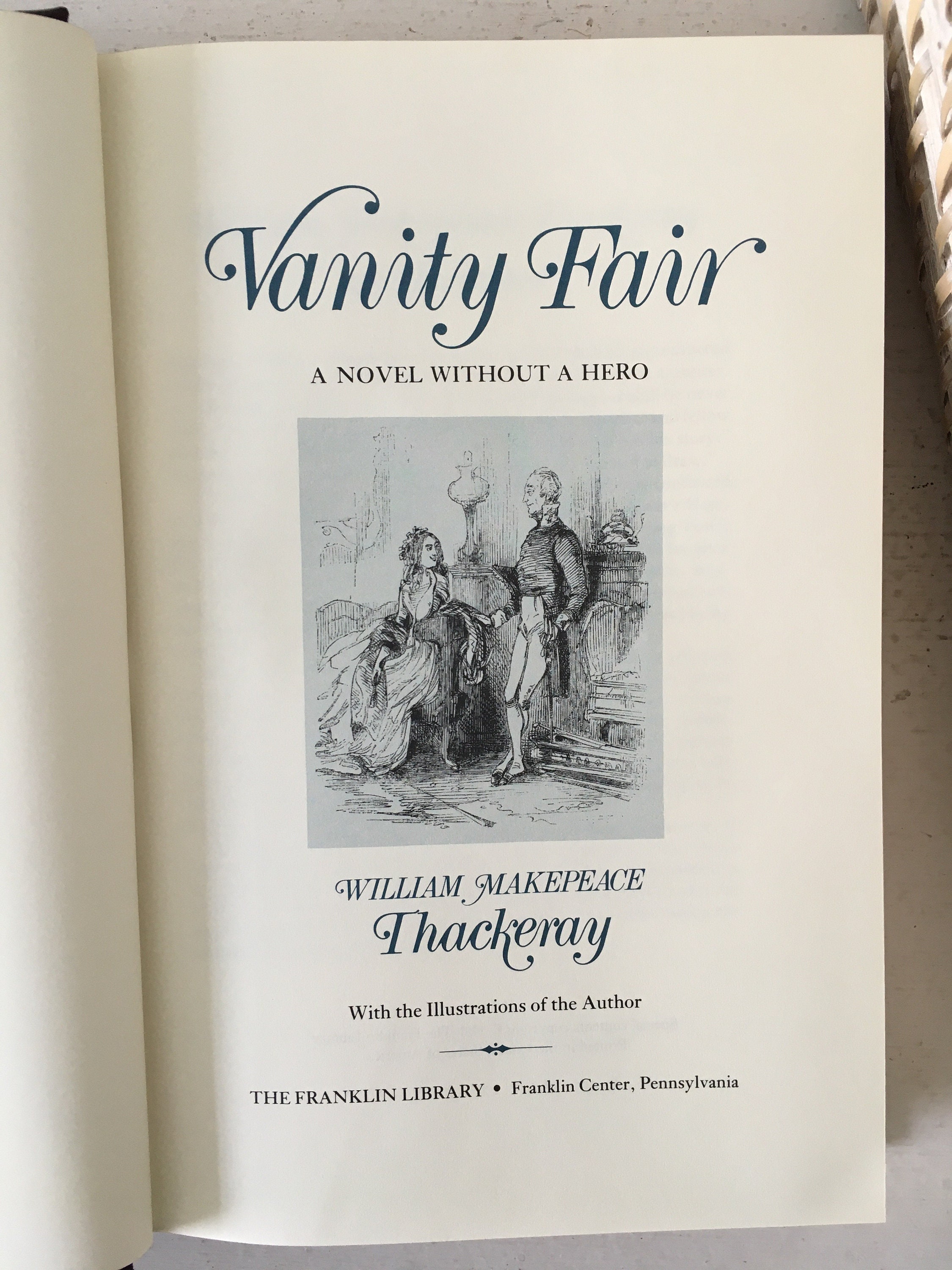 1981 Vanity Fair by William Makepeace Thackeray with illustrations by ...