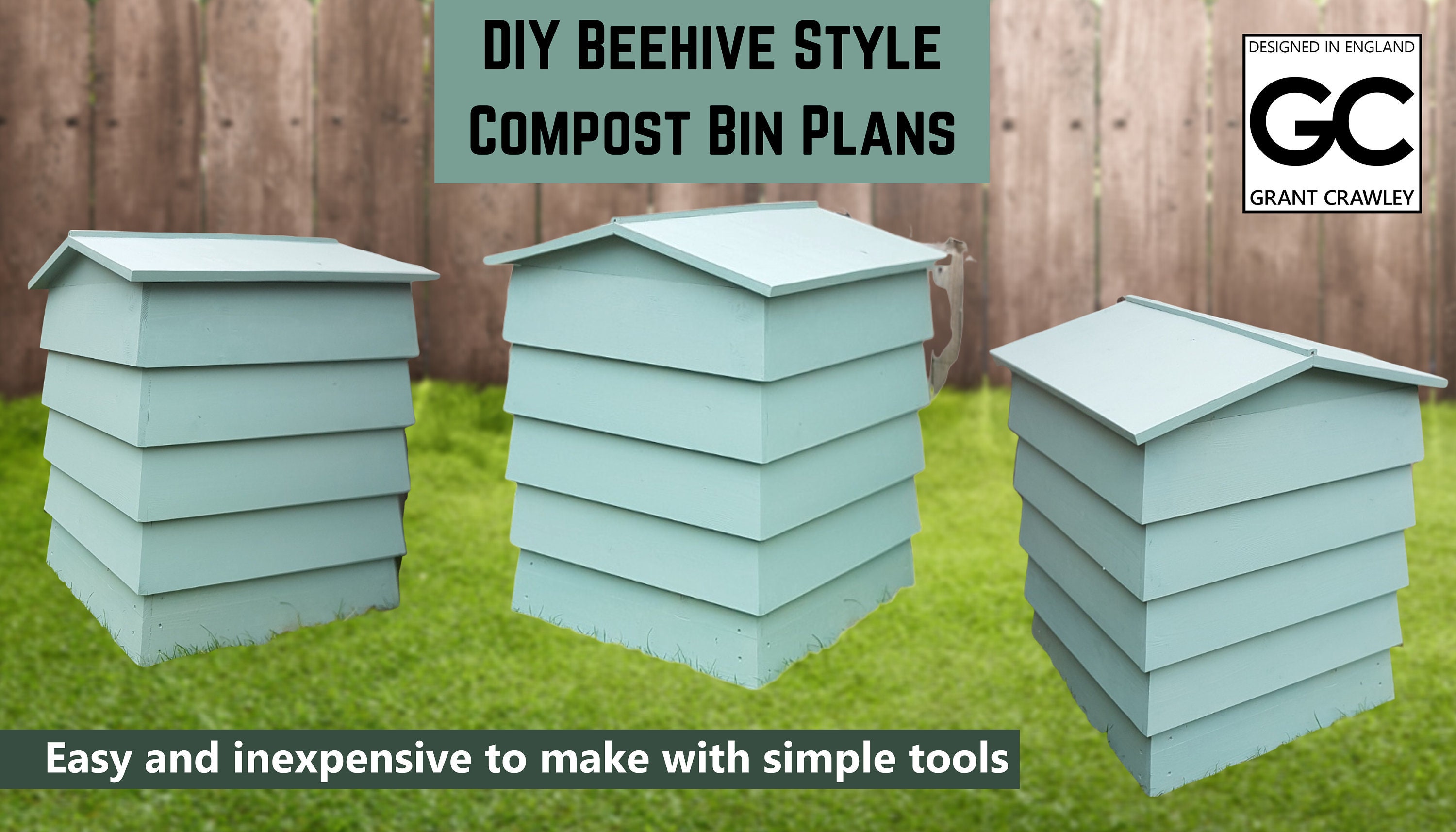 DIY Beehive Style Compost Bin Plans - Etsy