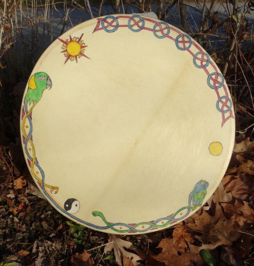 Bodhran Drum, Custom Musical Craftsman-made, Hand-painted, 15" - Etsy