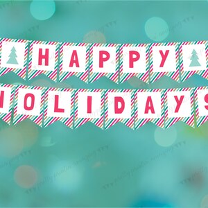 Oh Christmas Tree Printable Letter Banner Christmas Party | Etsy