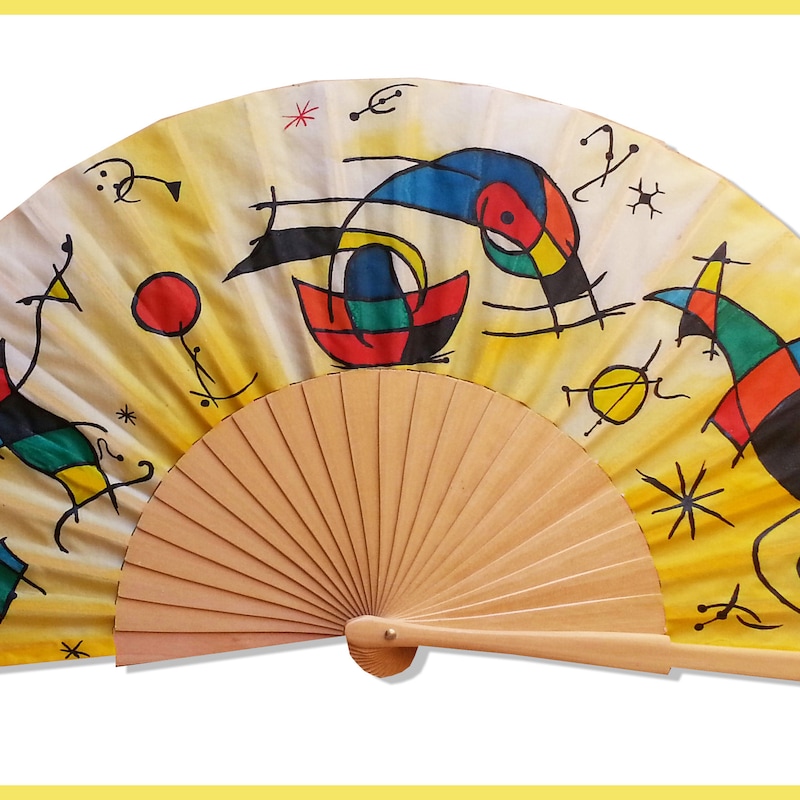 Hand Painted Fan - Etsy