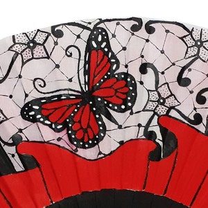Cotton Satin Fan Hand Painted - Etsy