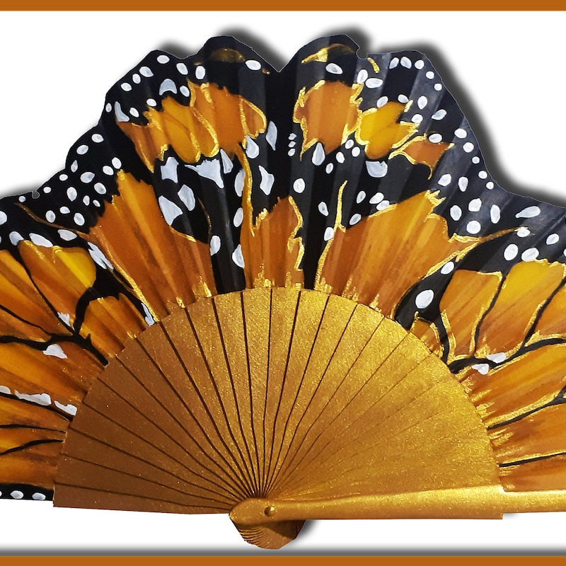 Hand Painted Fan - Etsy