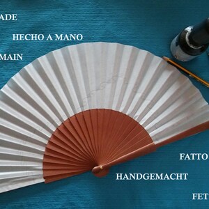 Cotton Satin Fan Hand Painted - Etsy